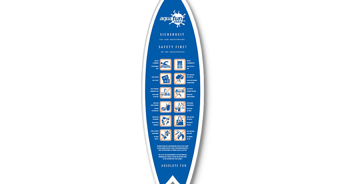 Accessories Safety Board – aquafun (EN)